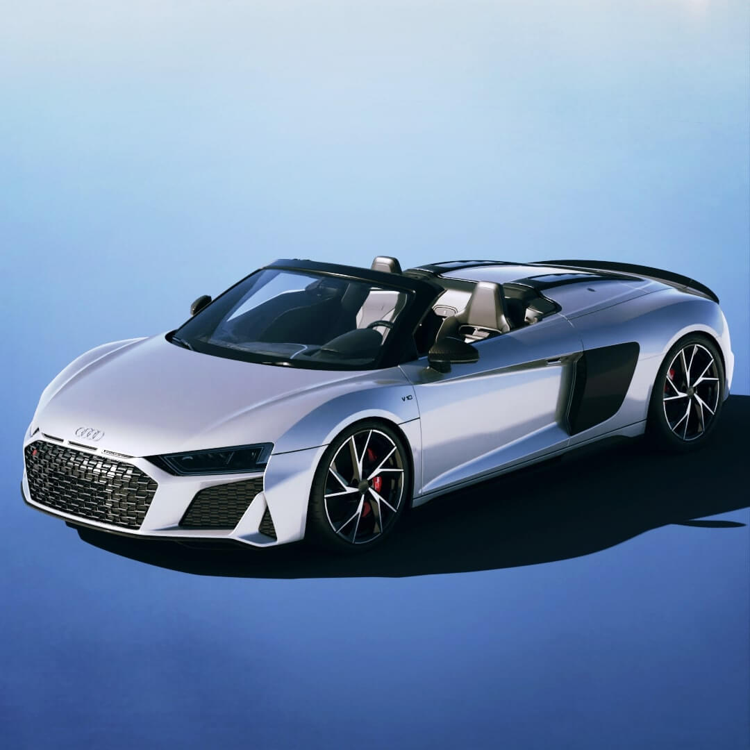 Audi R8 Spyder Plus 2021 - 3D Model by 777angels777