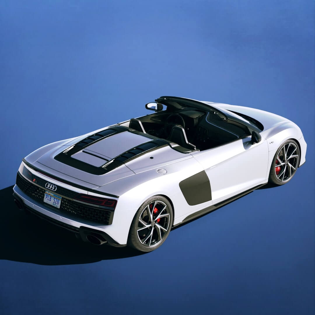 Audi R8 Spyder Plus 2021 - 3D Model by 777angels777