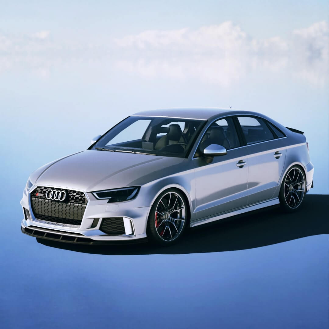 Audi RS3 Sedan 2020 - 3D Model by 777angels777