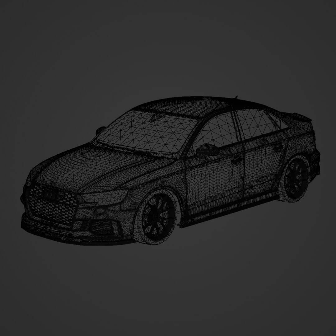 Audi RS3 Sedan 2020 - 3D Model by 777angels777
