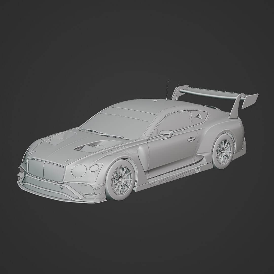 Bentley Continental GT3 2019 - 3D Model by 777angels777
