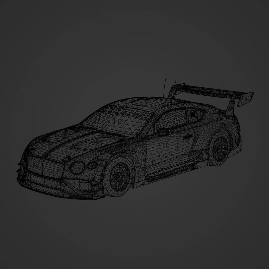 Bentley Continental GT3 2019 - 3D Model by 777angels777