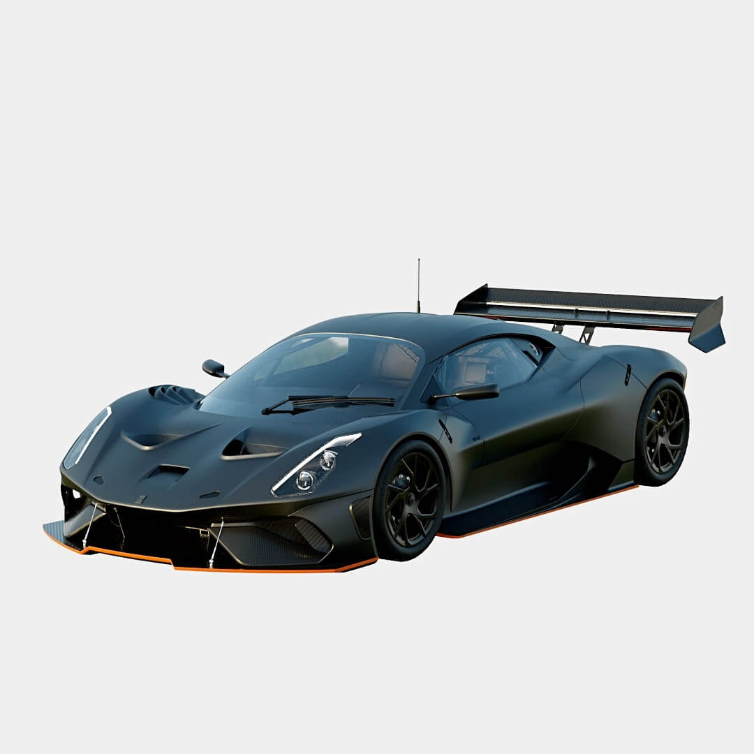 Brabham BT62 2018 Road Legal Version - 3D Model by 777angels777