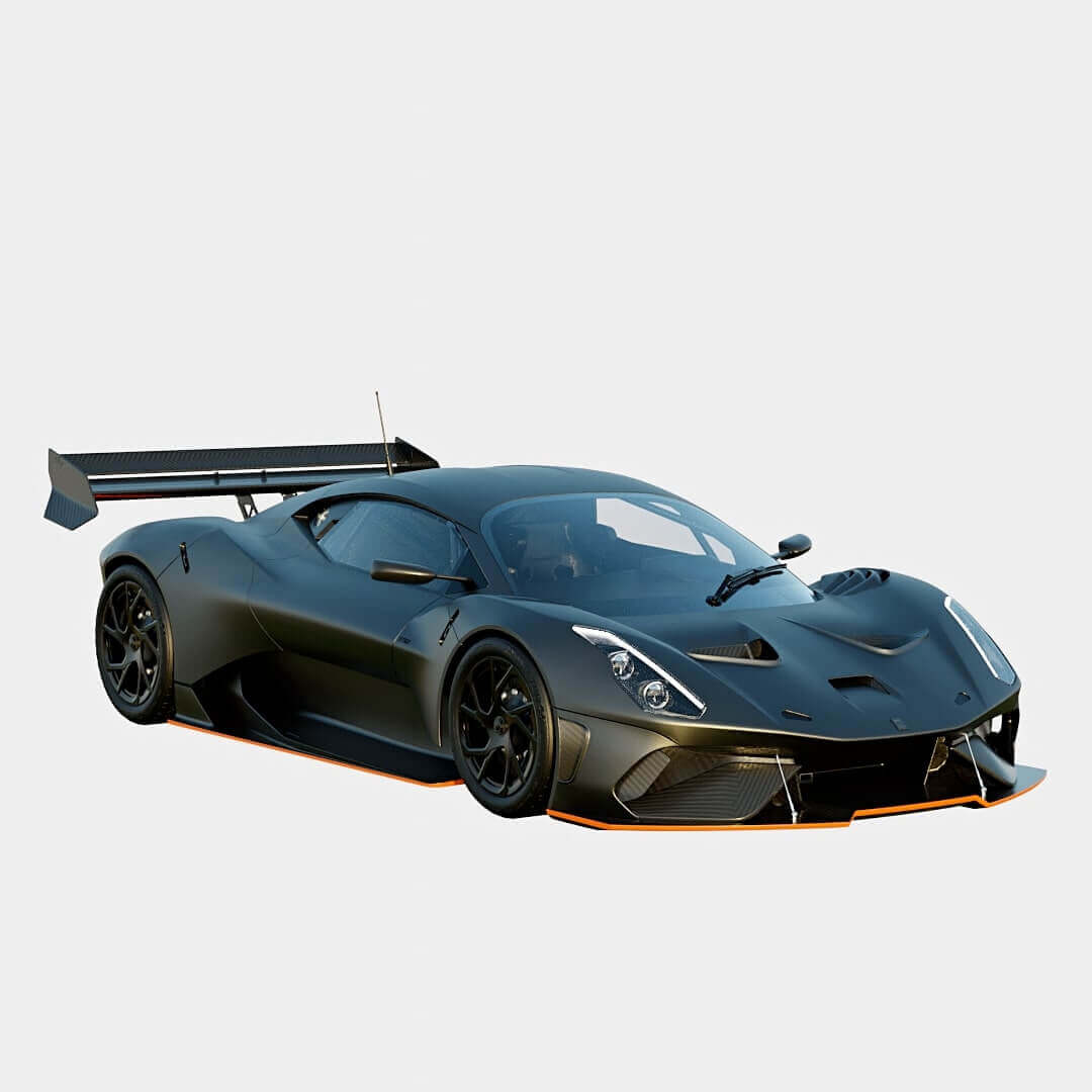 Brabham BT62 2018 Road Legal Version - 3D Model by 777angels777