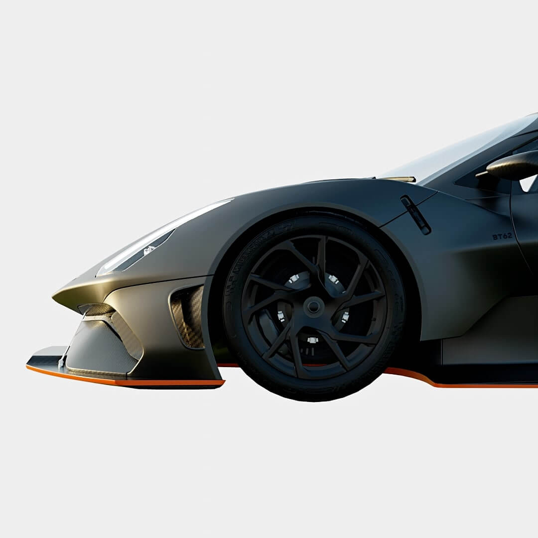Brabham BT62 2018 Road Legal Version - 3D Model by 777angels777