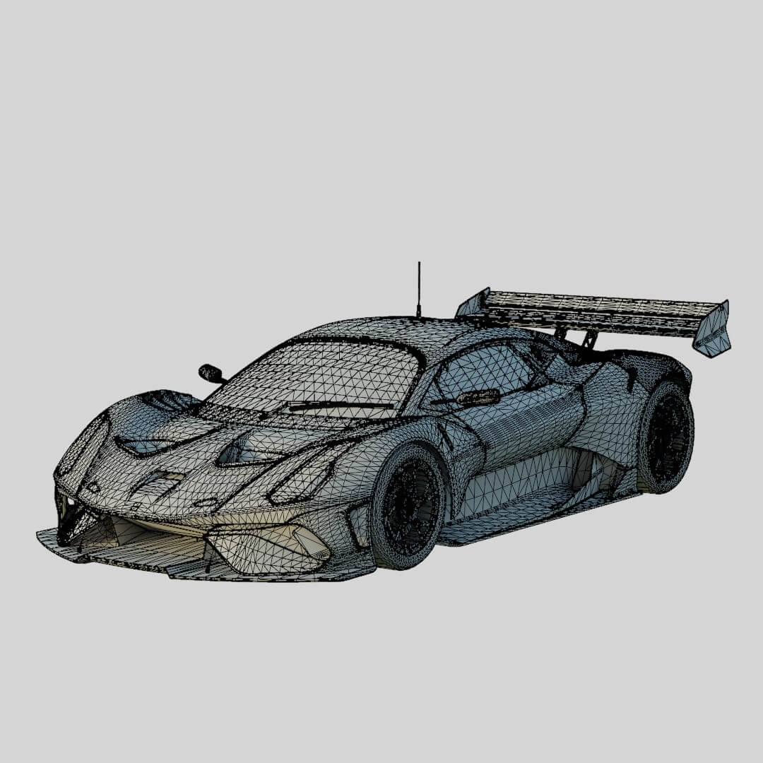 Brabham BT62 2018 Road Legal Version - 3D Model by 777angels777