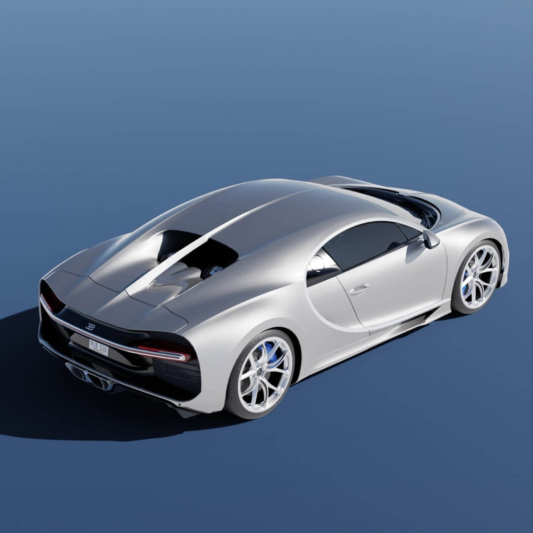 Bugatti Chiron 2016 - 3D Model by 777angels777