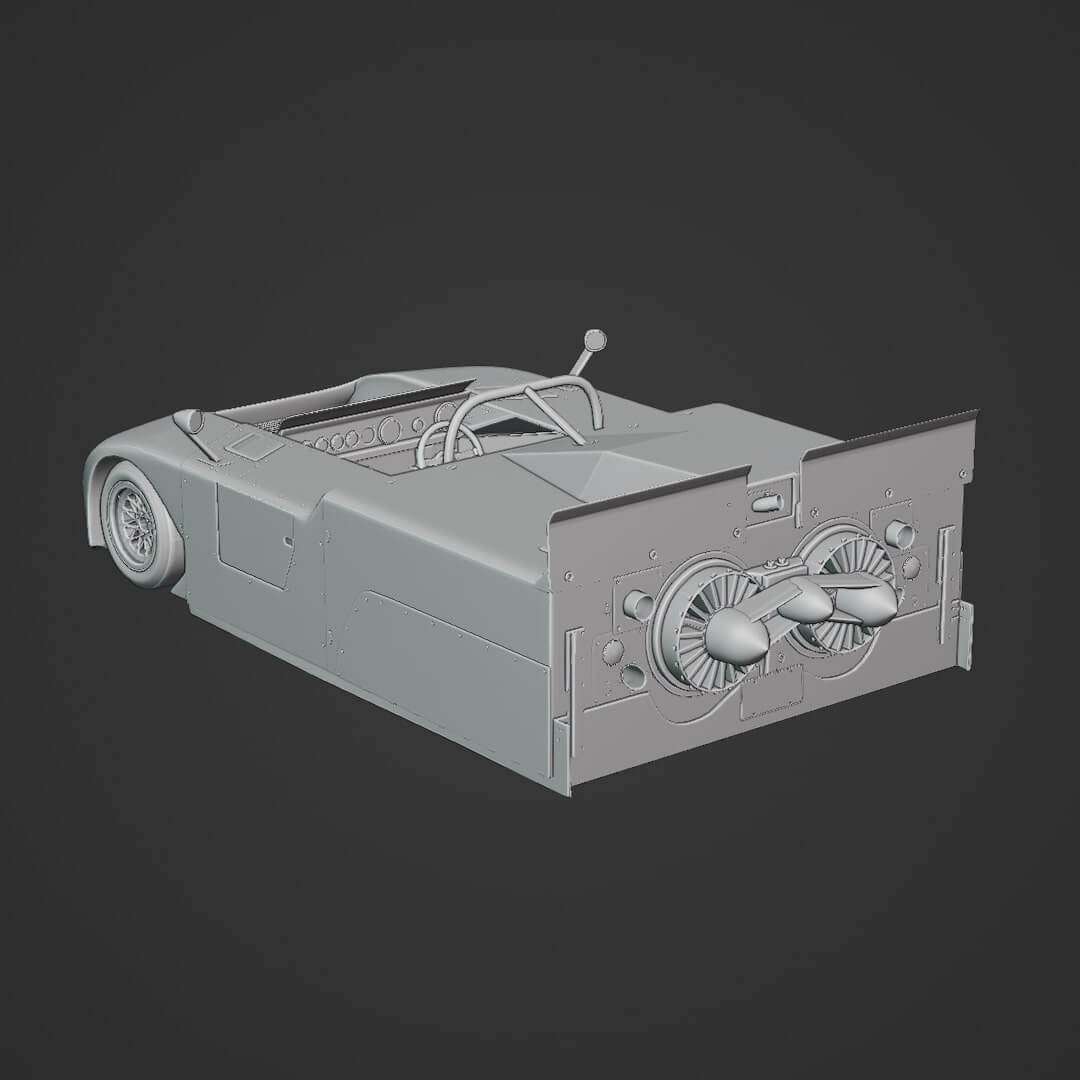 Chaparral 2J 1970 - 3D Model by 777angels777