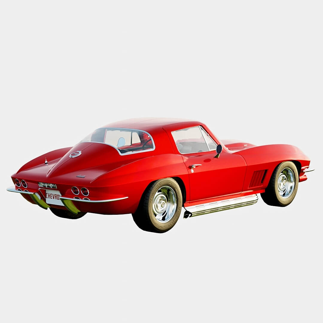Chevrolet Corvette C2 Stingray 1967 - 3D Model by 777angels777