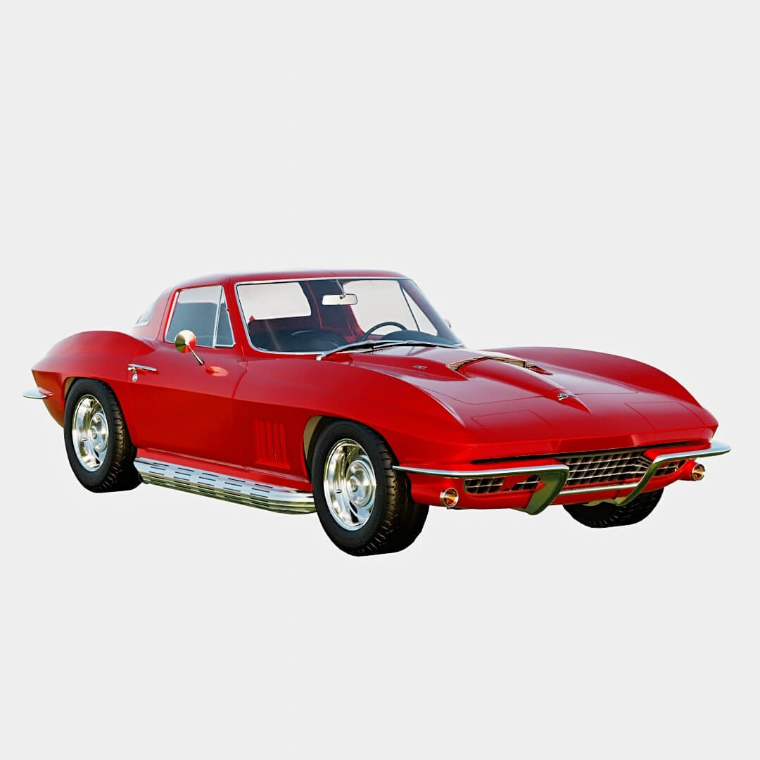 Chevrolet Corvette C2 Stingray 1967 - 3D Model by 777angels777