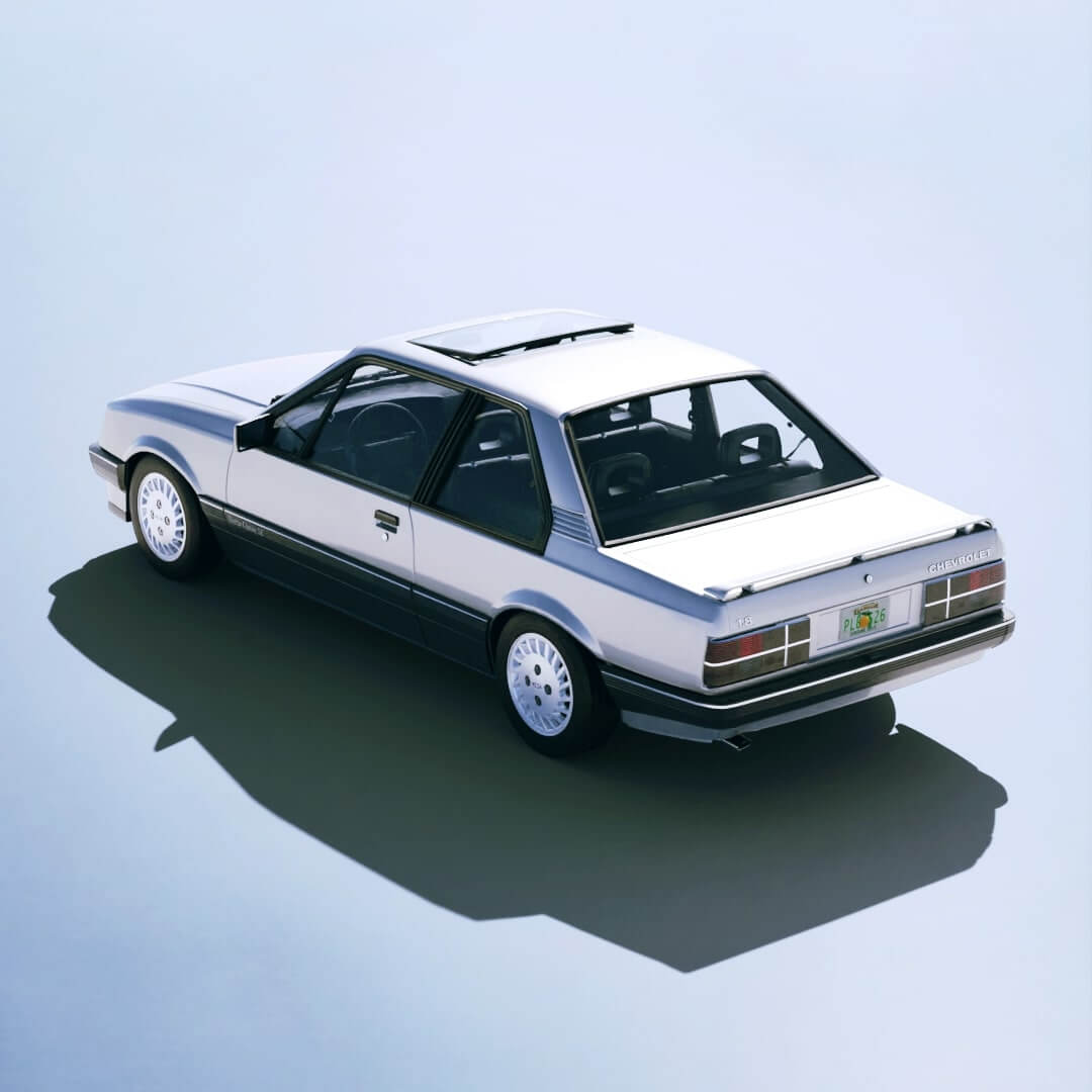 Chevrolet Monza Classic SE 500Ef 1990 - 3D Model by 777angels777