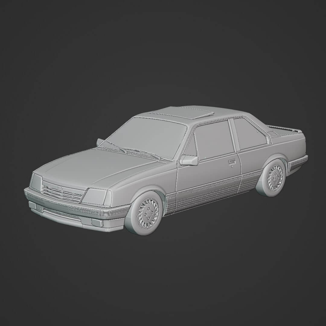 Chevrolet Monza Classic SE 500Ef 1990 - 3D Model by 777angels777