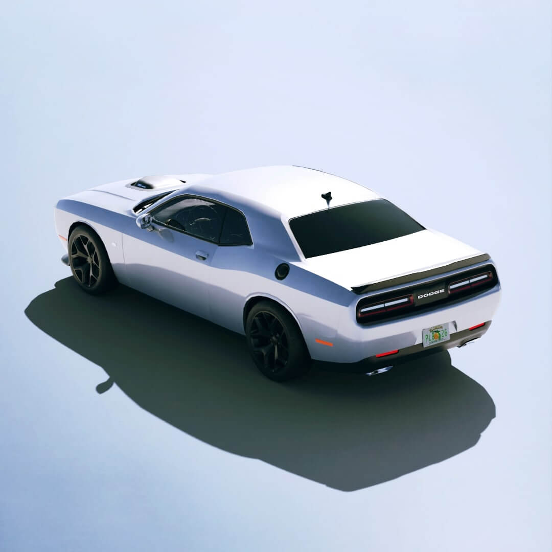 Dodge Challenger 392 Hemi Scat Pack 2015 - 3D Model by 777angels777