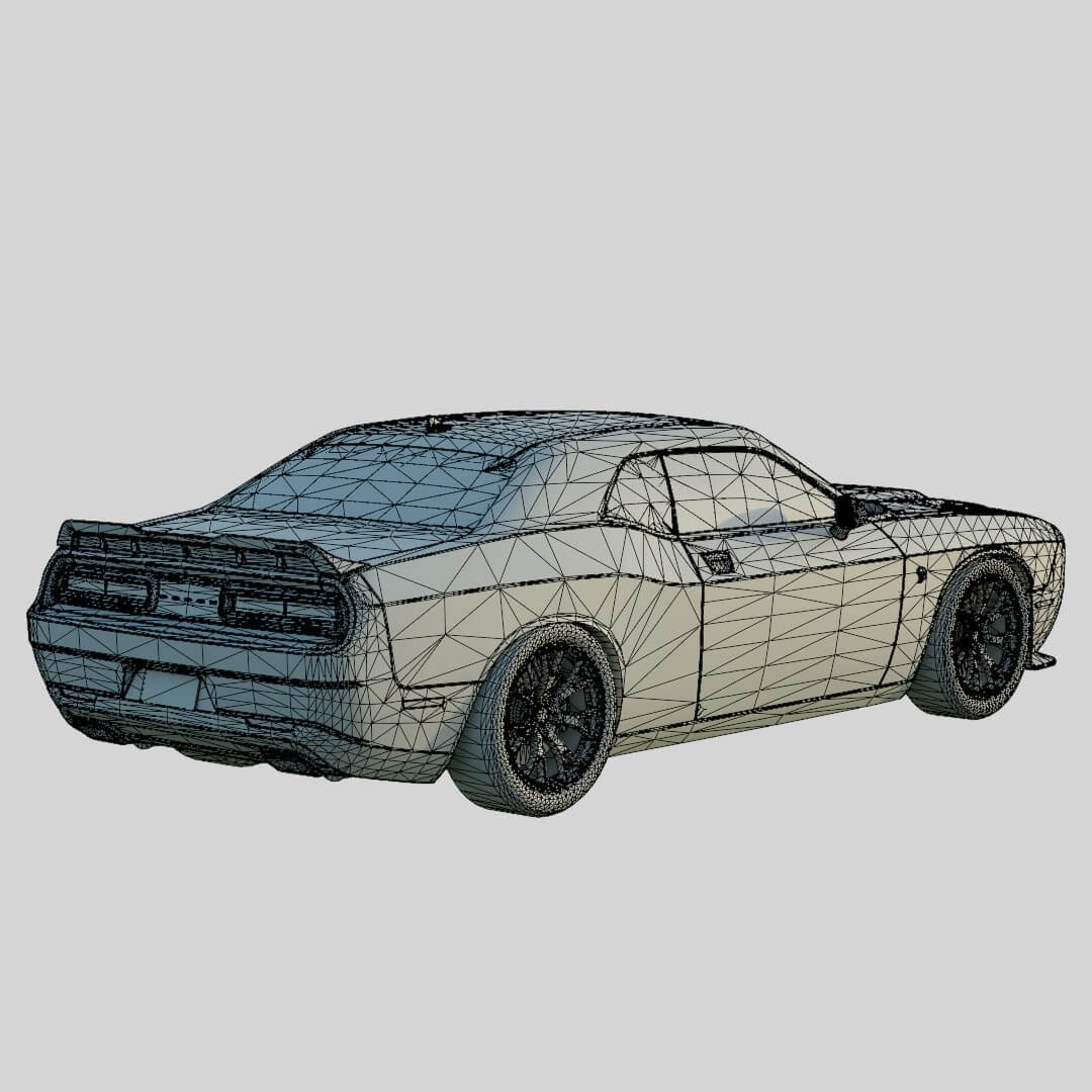 Dodge Challenger SRT 392 2017 - 3D Model by 777angels777