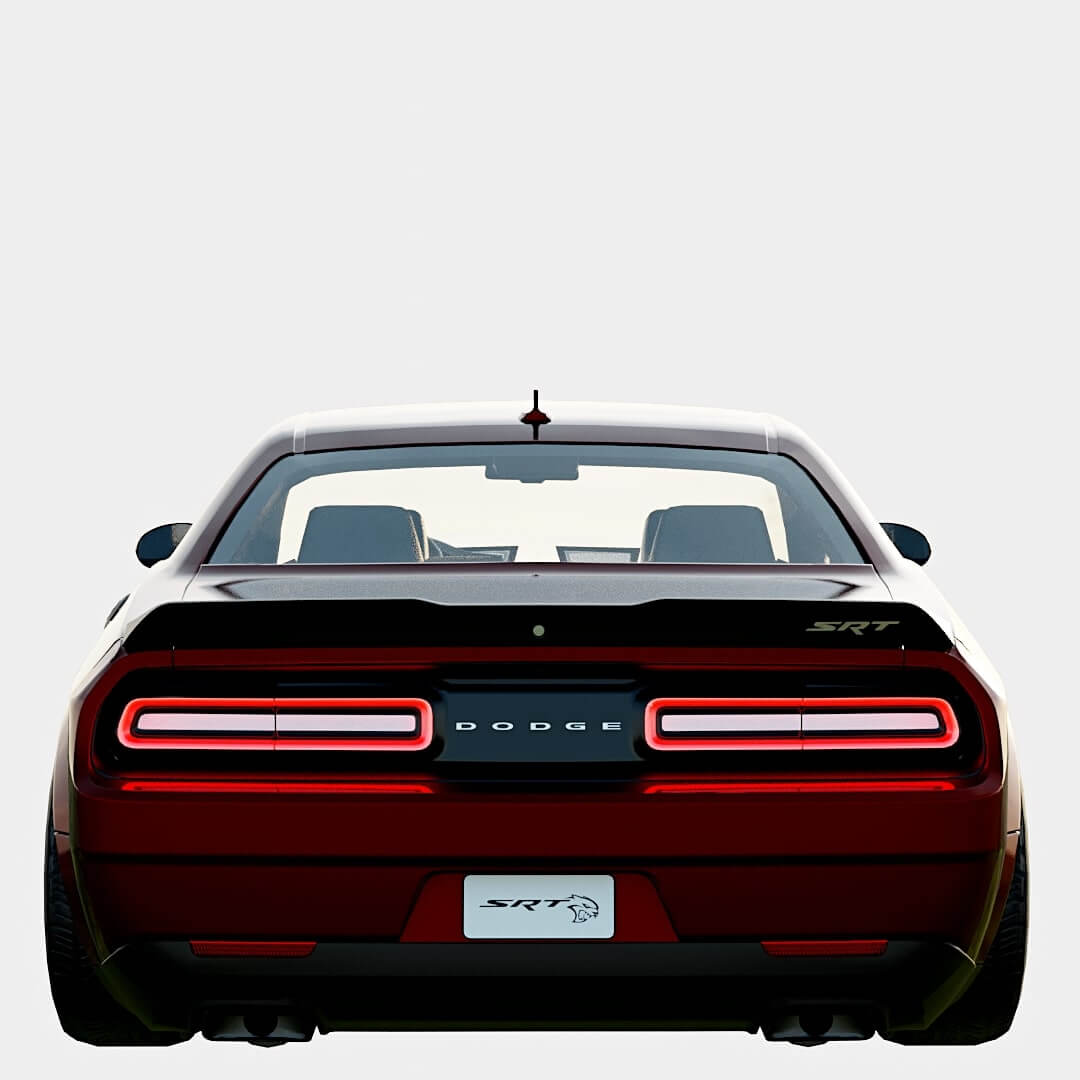 Dodge Challenger SRT Hellcat Widebody 2018 - 3D Model by 777angels777