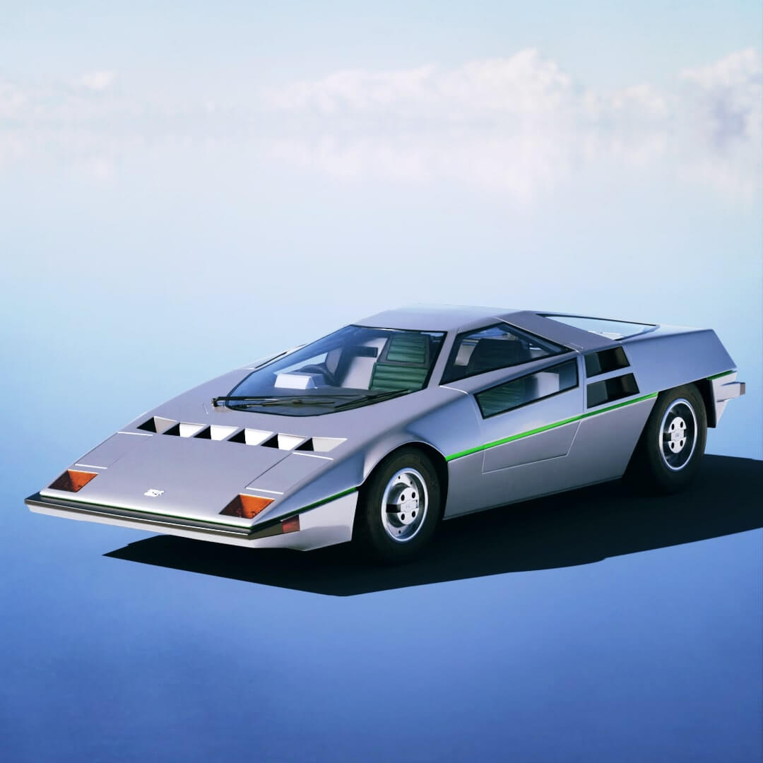 Dome Zero Concept P1 1978 - 3D Model by 777angels777