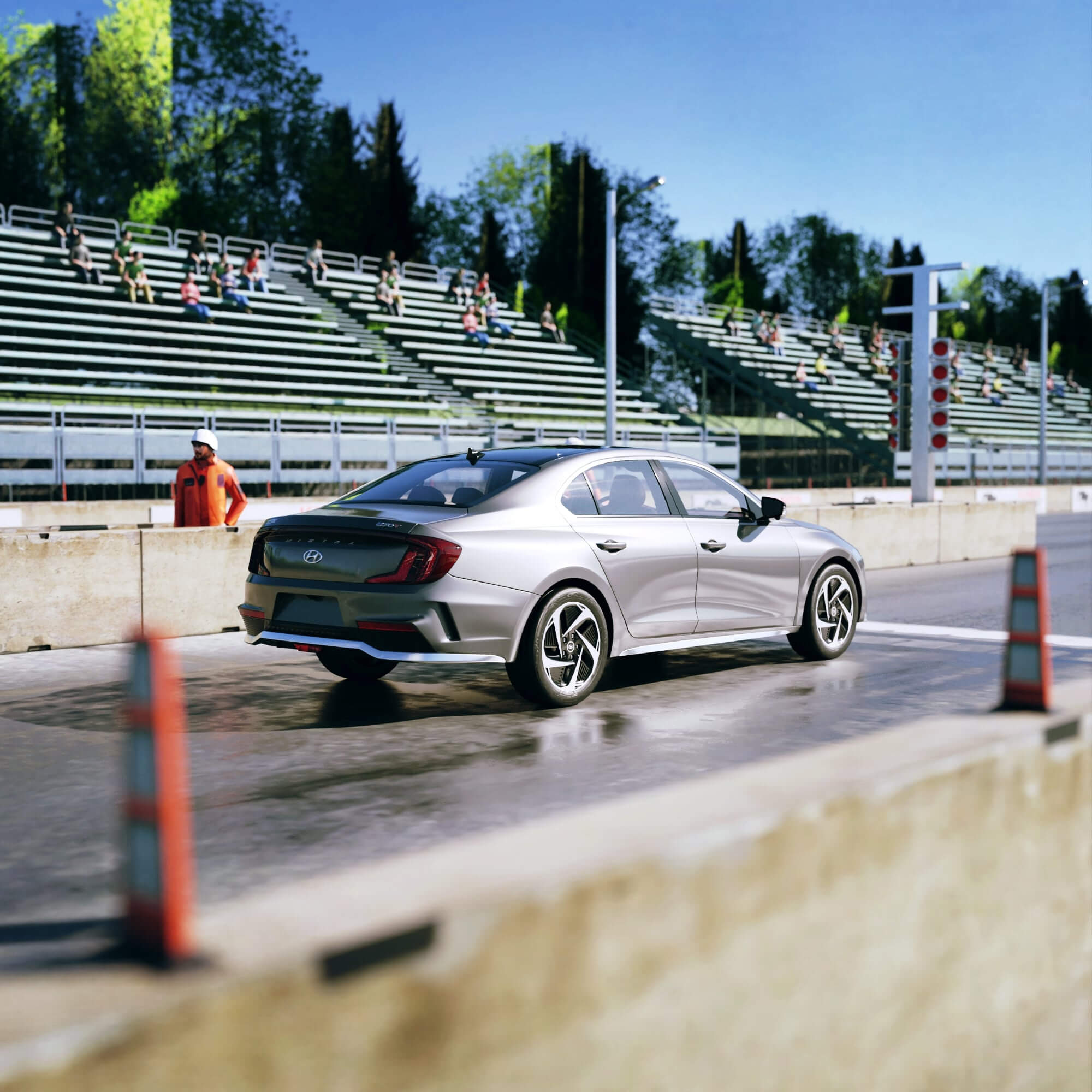 Drag Strip - 2000M 3D Model by 777angels777