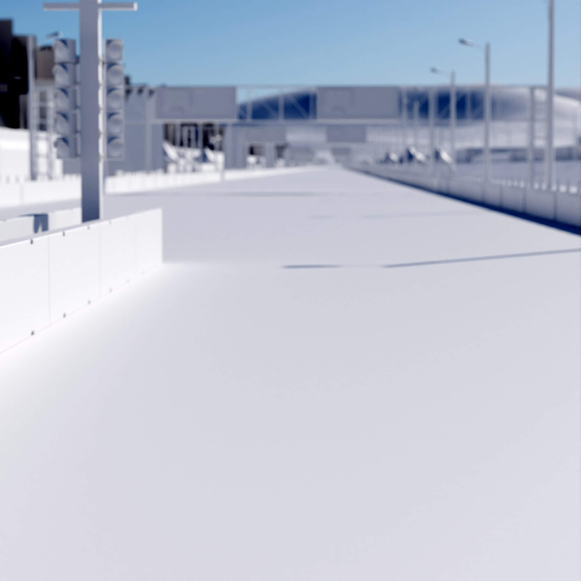 Drag Strip - 2000M 3D Model by 777angels777