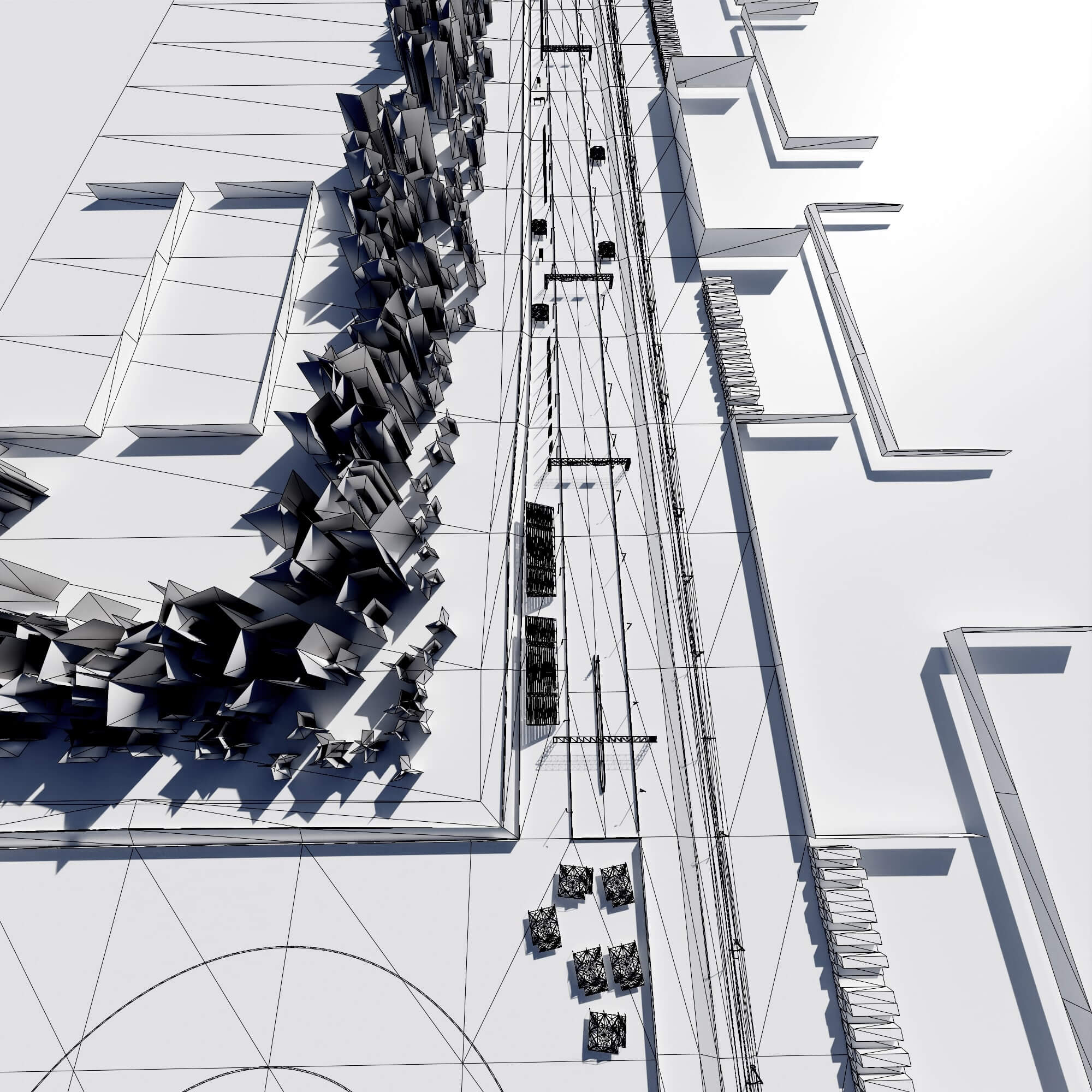 Drag Strip - 2000M 3D Model by 777angels777
