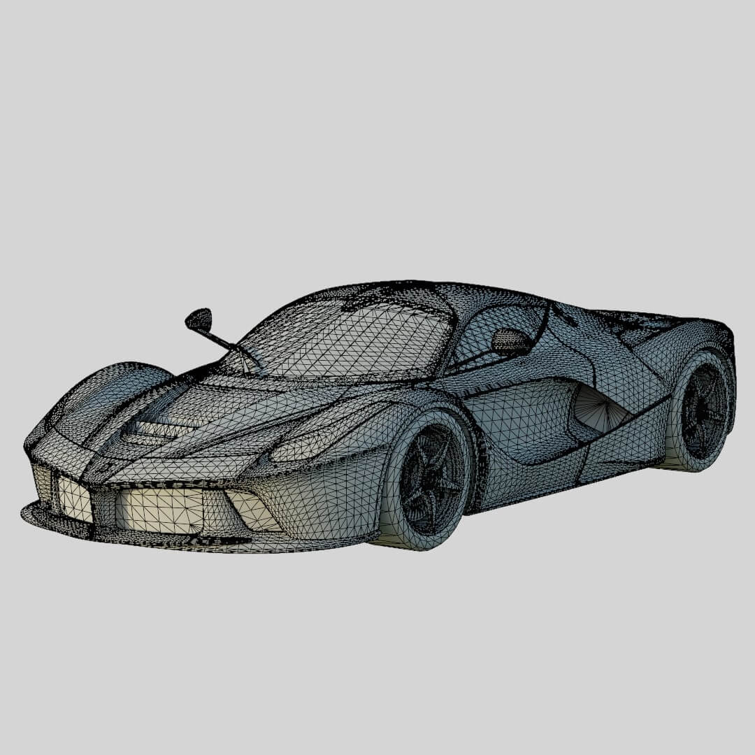 Ferrari Laferrari 2014 Basic Trim - 3D Model by 777angels777