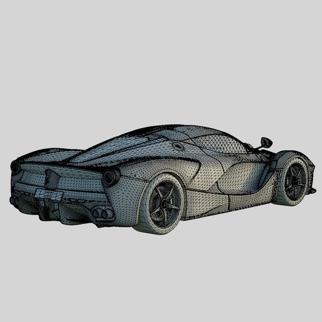 Ferrari Laferrari 2014 Basic Trim - 3D Model by 777angels777