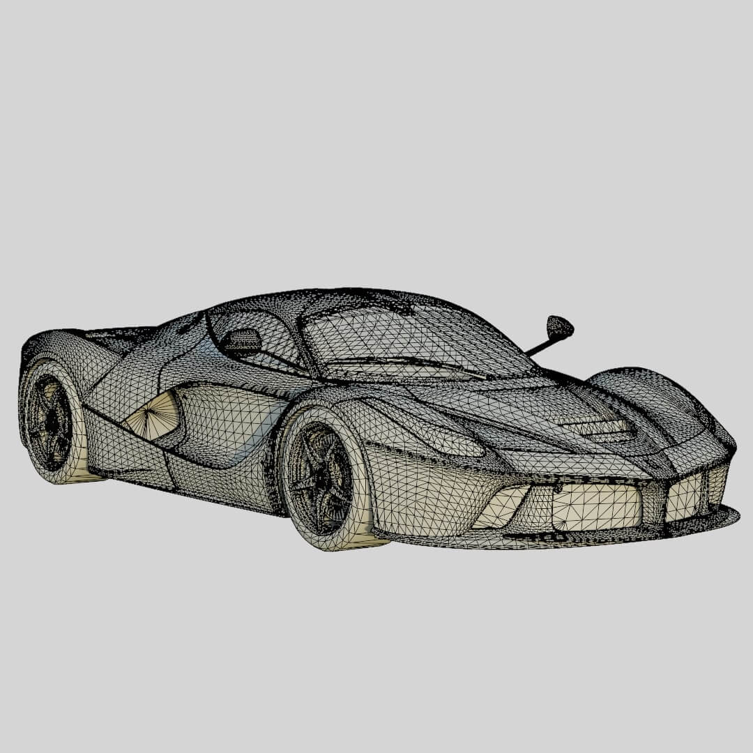 Ferrari Laferrari 2014 Basic Trim - 3D Model by 777angels777