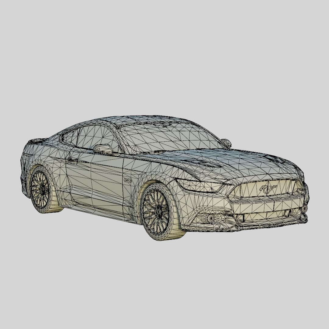 Ford Mustang GT 2015 - 3D Model by 777angels777