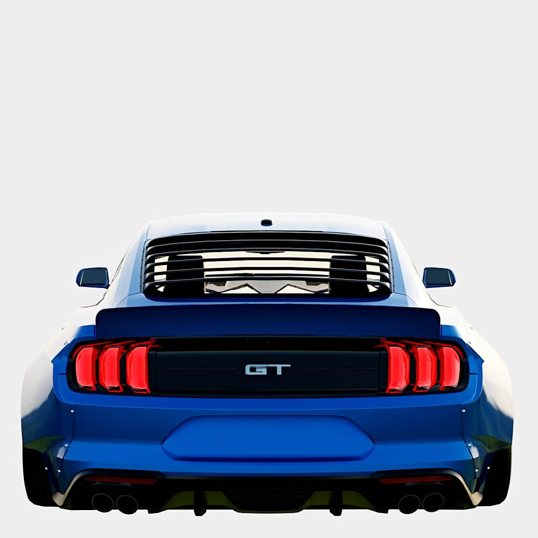 Ford Mustang GT 2018 Clinched Widebody Kit - 3D Model by 777angels777