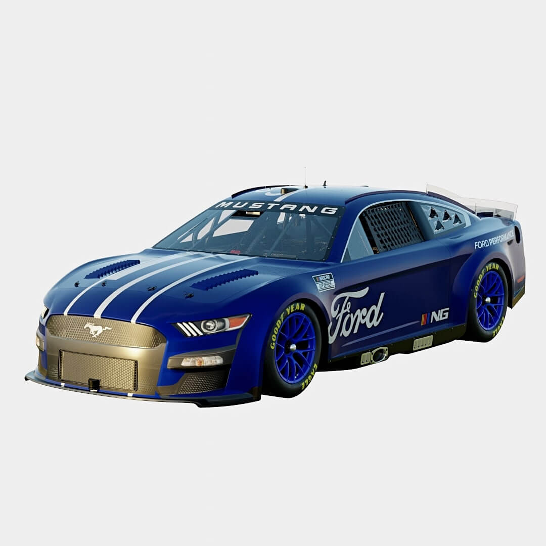 Ford Mustang Next Gen Nascar 2022 - 3D Model by 777angels777