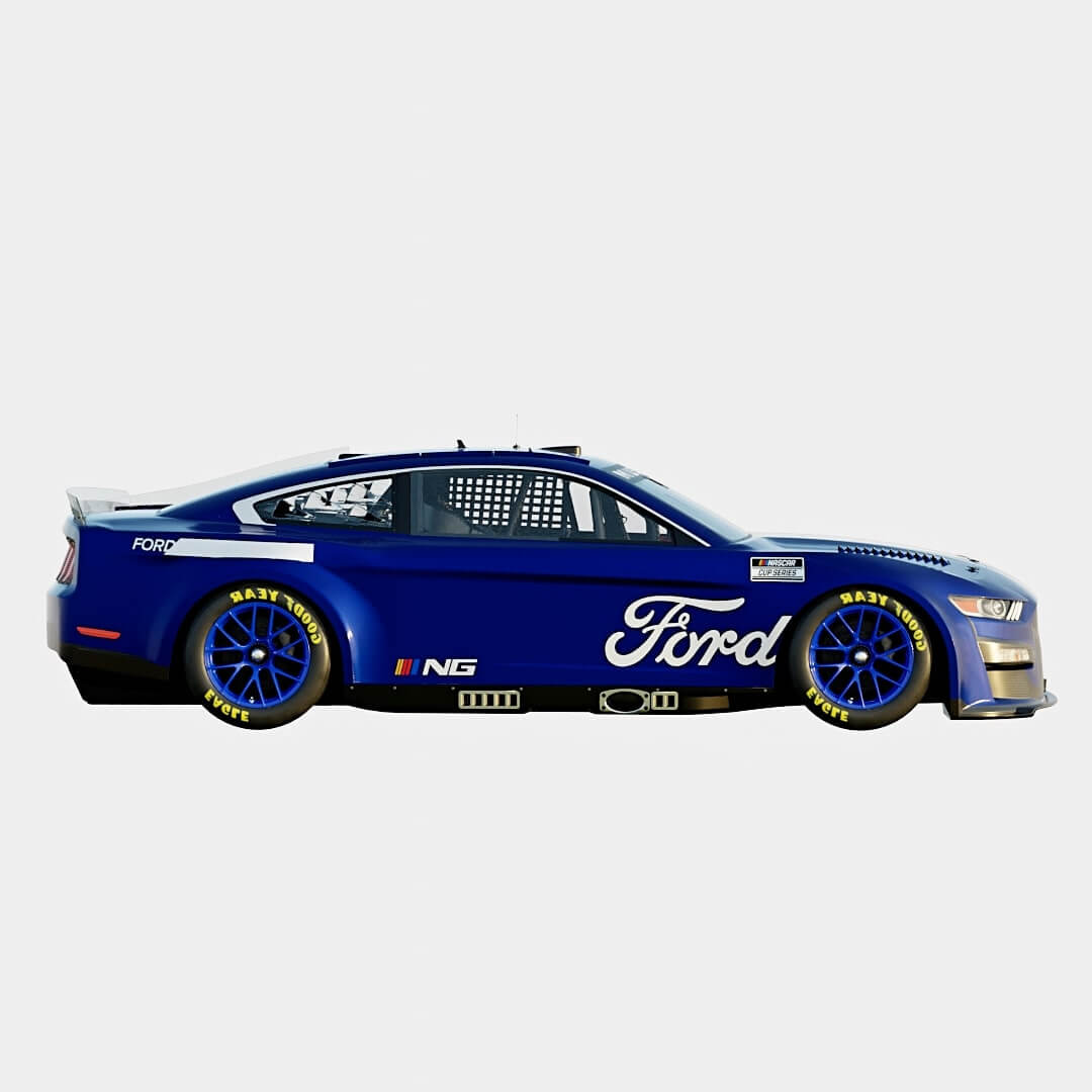 Ford Mustang Next Gen Nascar 2022 - 3D Model by 777angels777