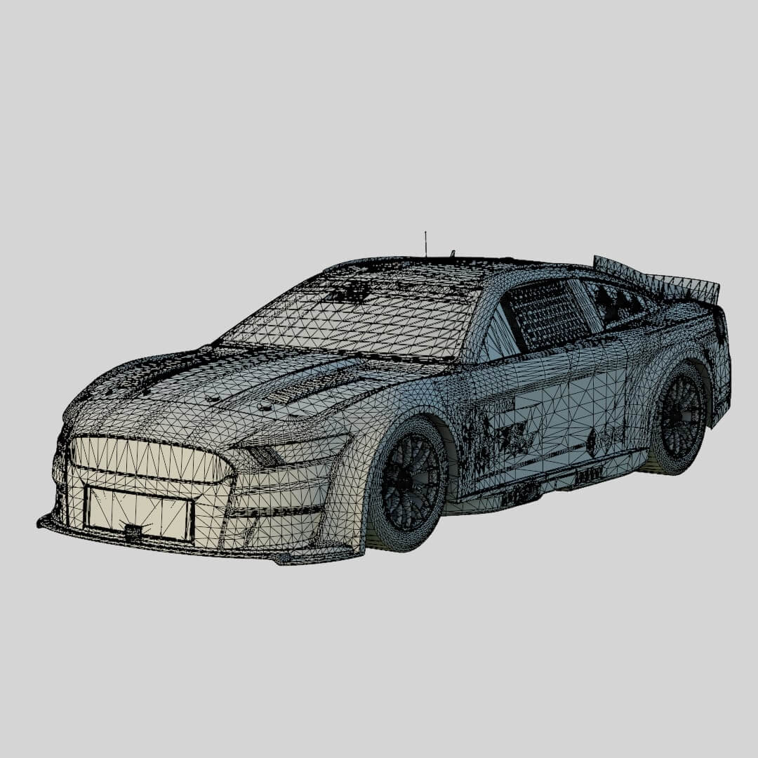 Ford Mustang Next Gen Nascar 2022 - 3D Model by 777angels777