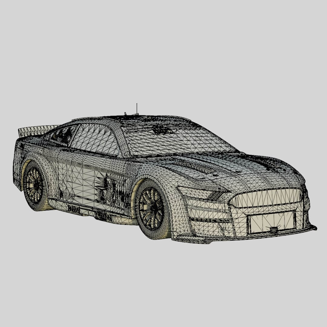 Ford Mustang Next Gen Nascar 2022 - 3D Model by 777angels777