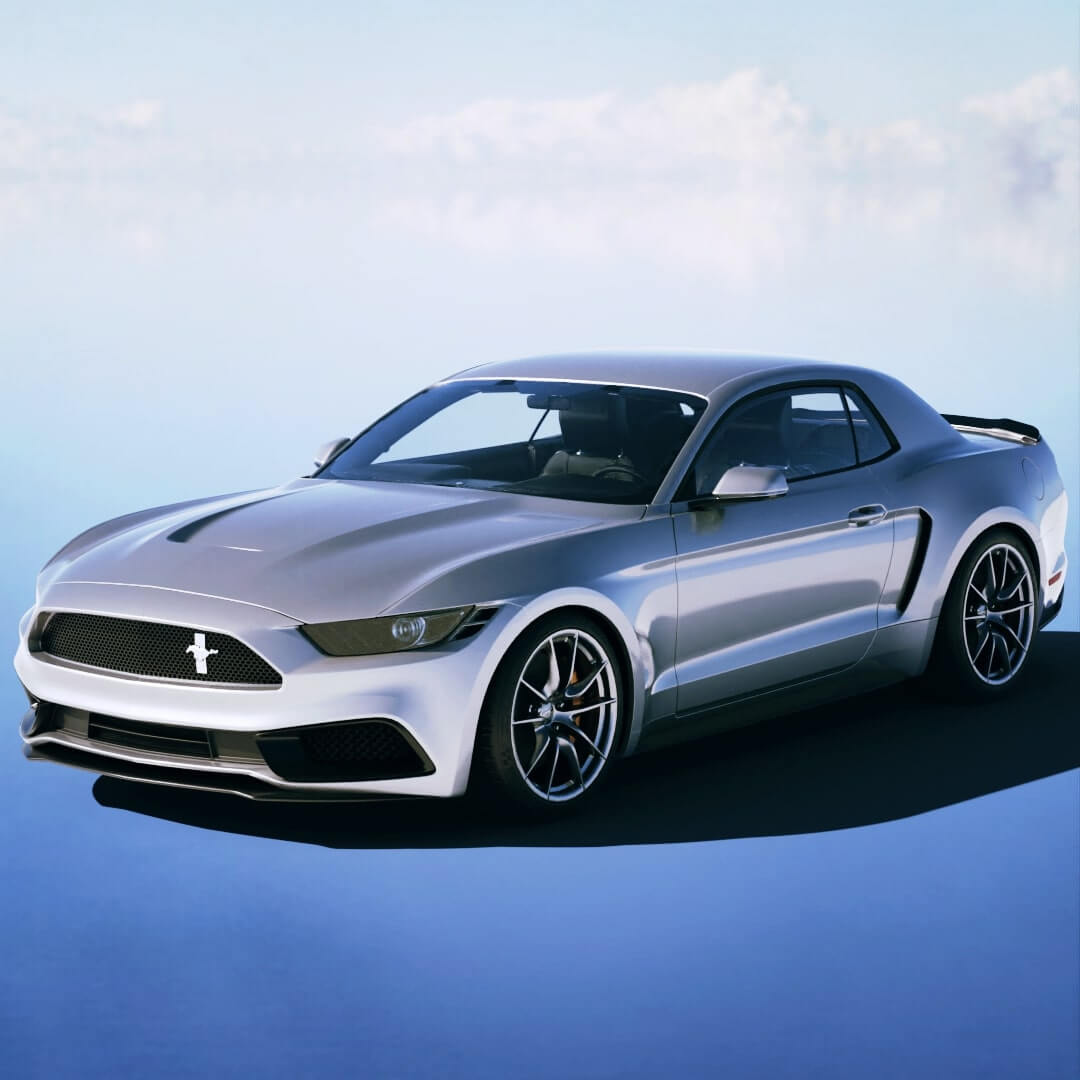 Ford Mustang Notchback 2017 - 3D Model by 777angels777