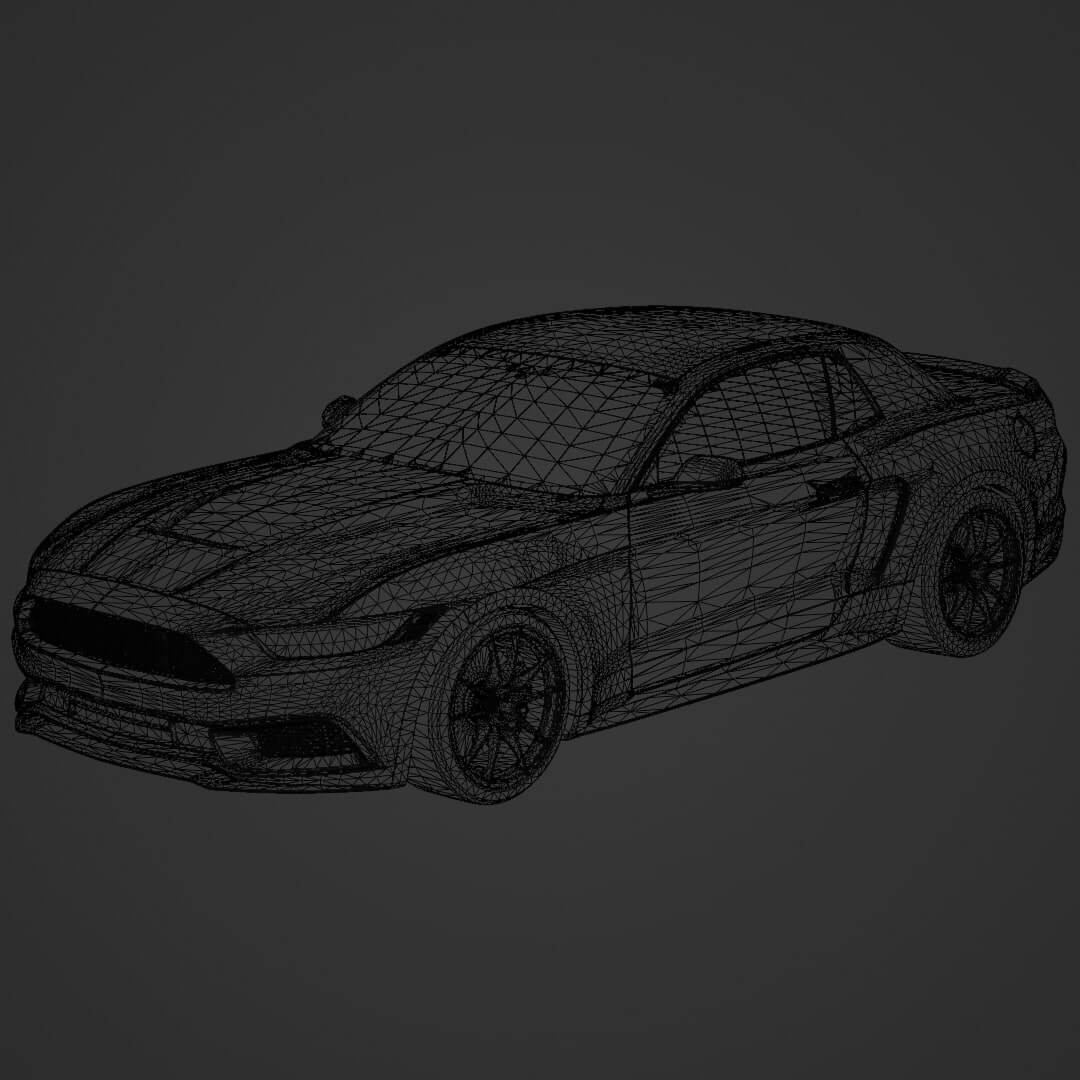 Ford Mustang Notchback 2017 - 3D Model by 777angels777