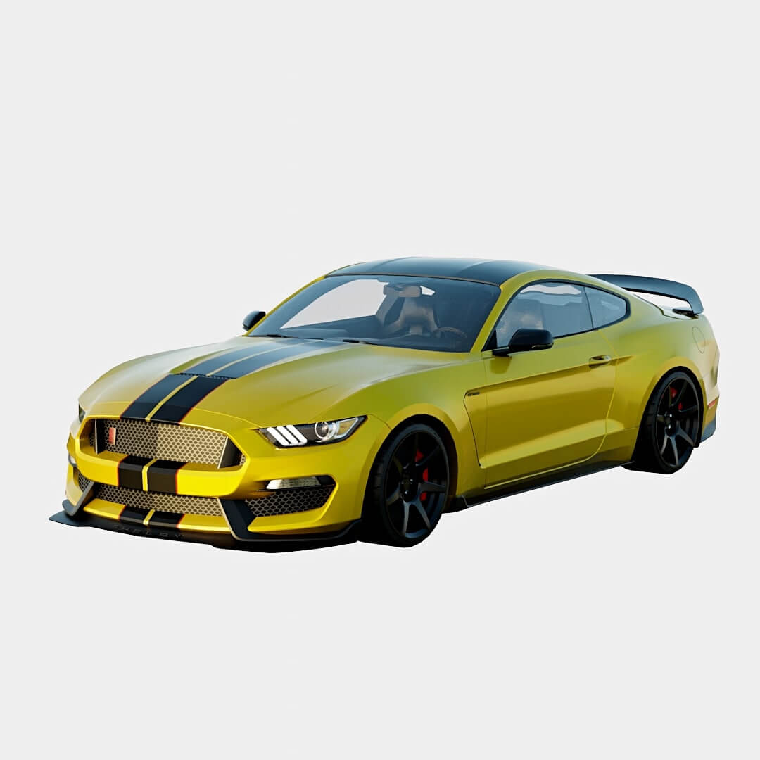 Ford Mustang Shelby Gt350R 2016 - 3D Model by 777angels777