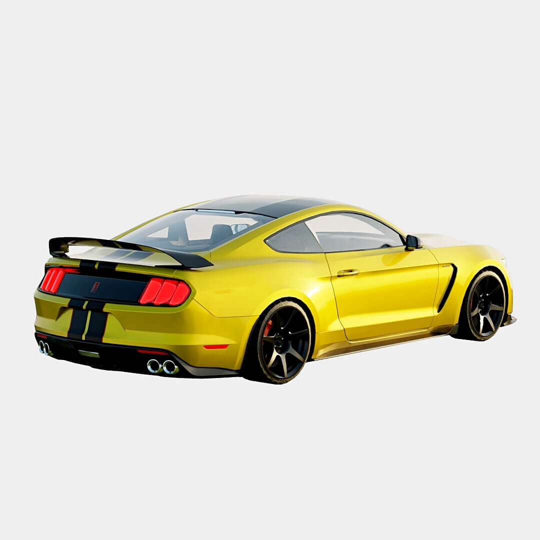Ford Mustang Shelby Gt350R 2016 - 3D Model by 777angels777