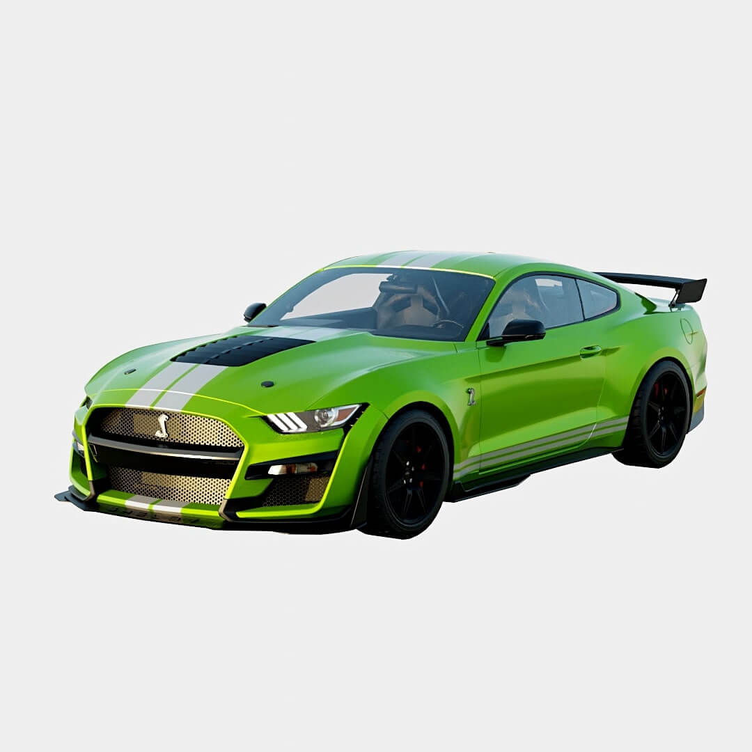 Ford Mustang Shelby GT500 2020 - 3D Model by 777angels777