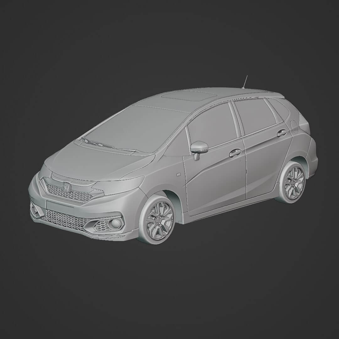 Honda Fit 2018 - 3D Model by 777angels777