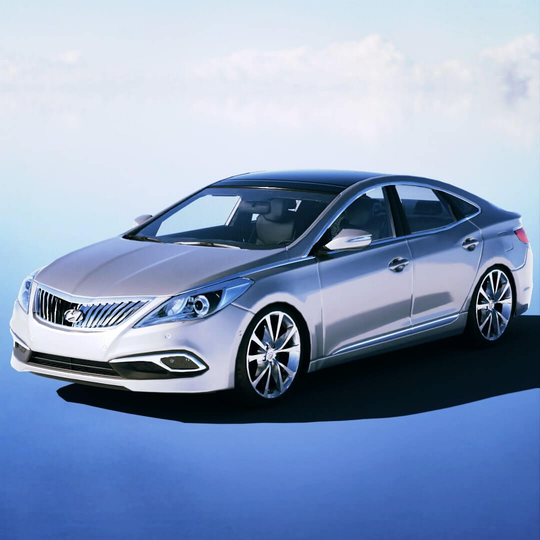 Hyundai Azera 2019 - 3D Model by 777angels777