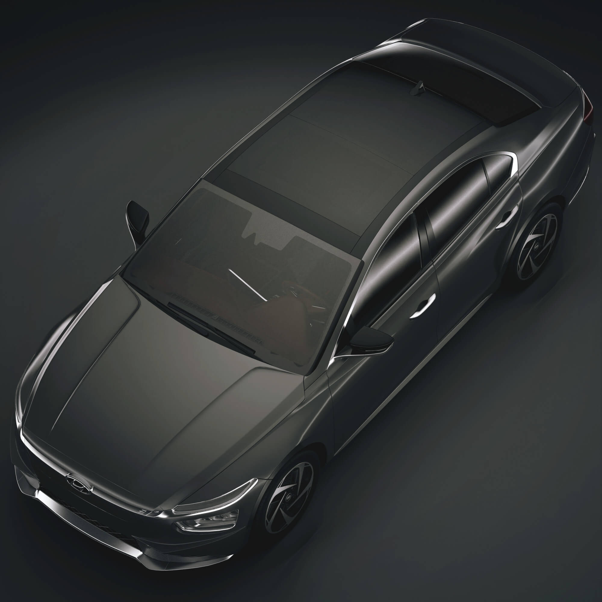 Hyundai Mistra EV 2021 - 3D Model by 777angels777