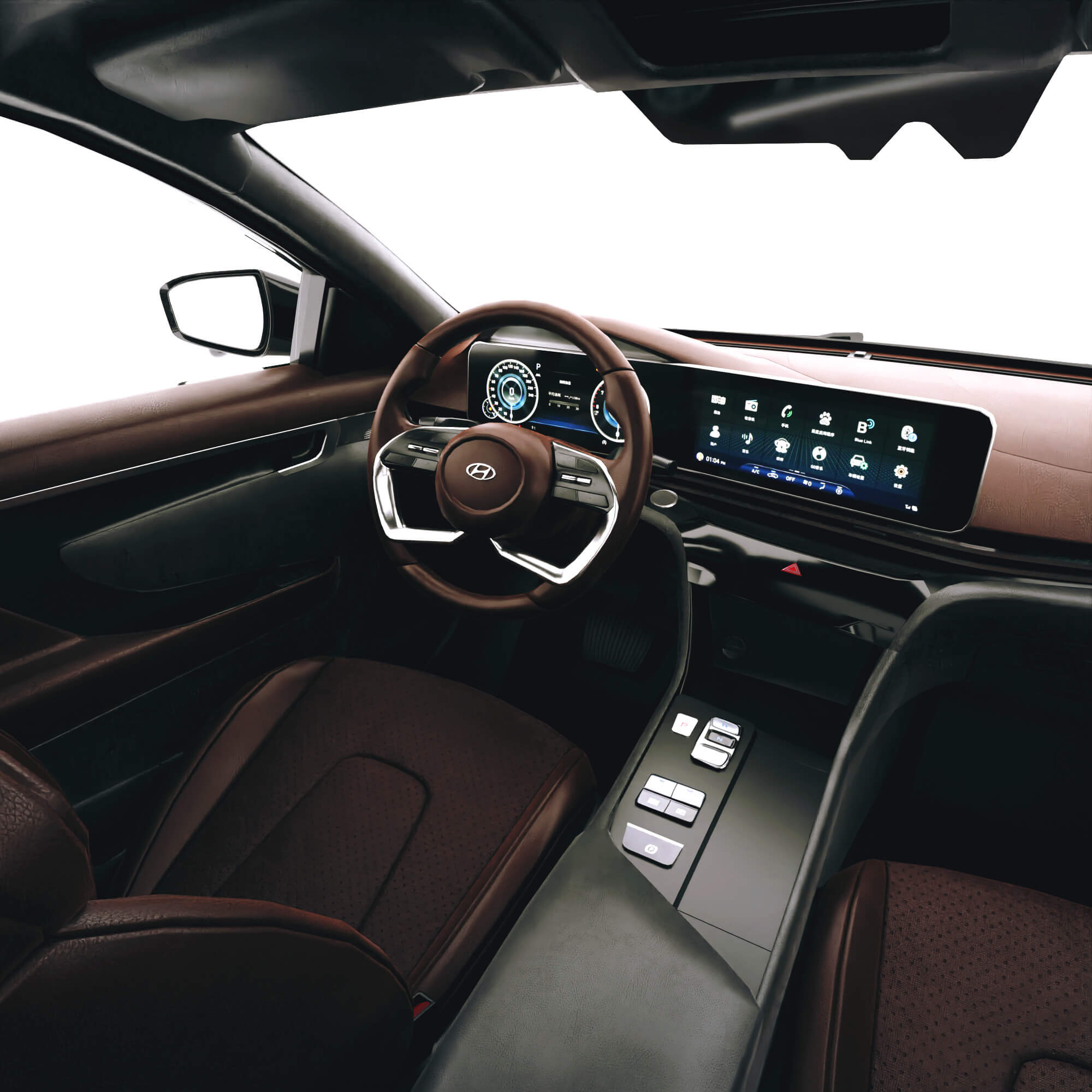 Hyundai Mistra EV 2021 - 3D Model by 777angels777