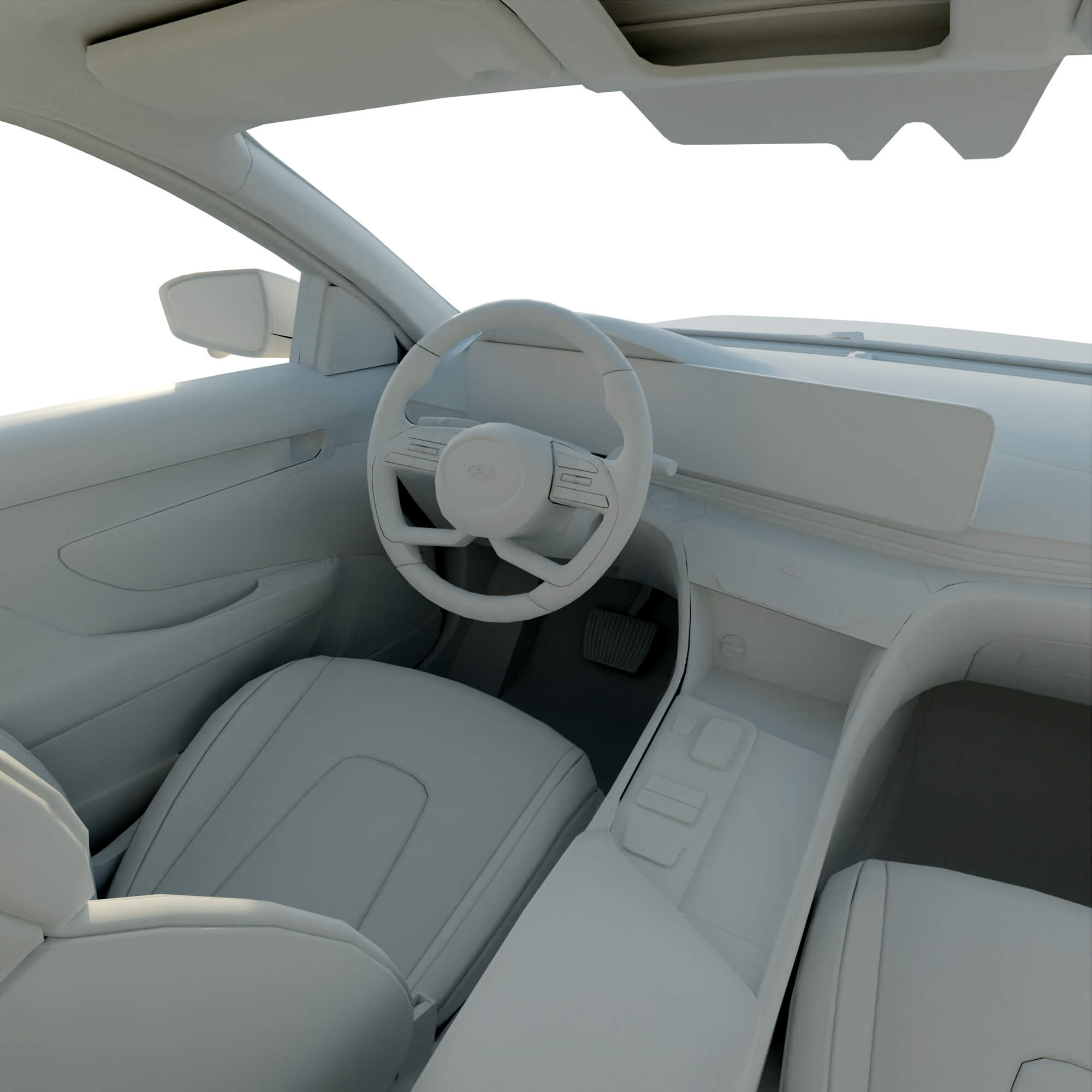 Hyundai Mistra EV 2021 - 3D Model by 777angels777