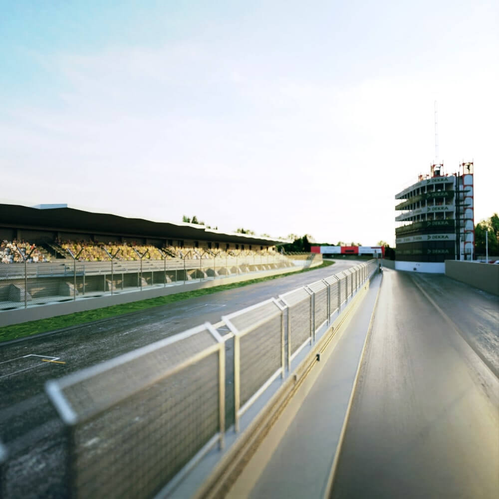 Imola Circuit - Enzo and Dino Ferrari Circuit - Italy 3D Model by ...