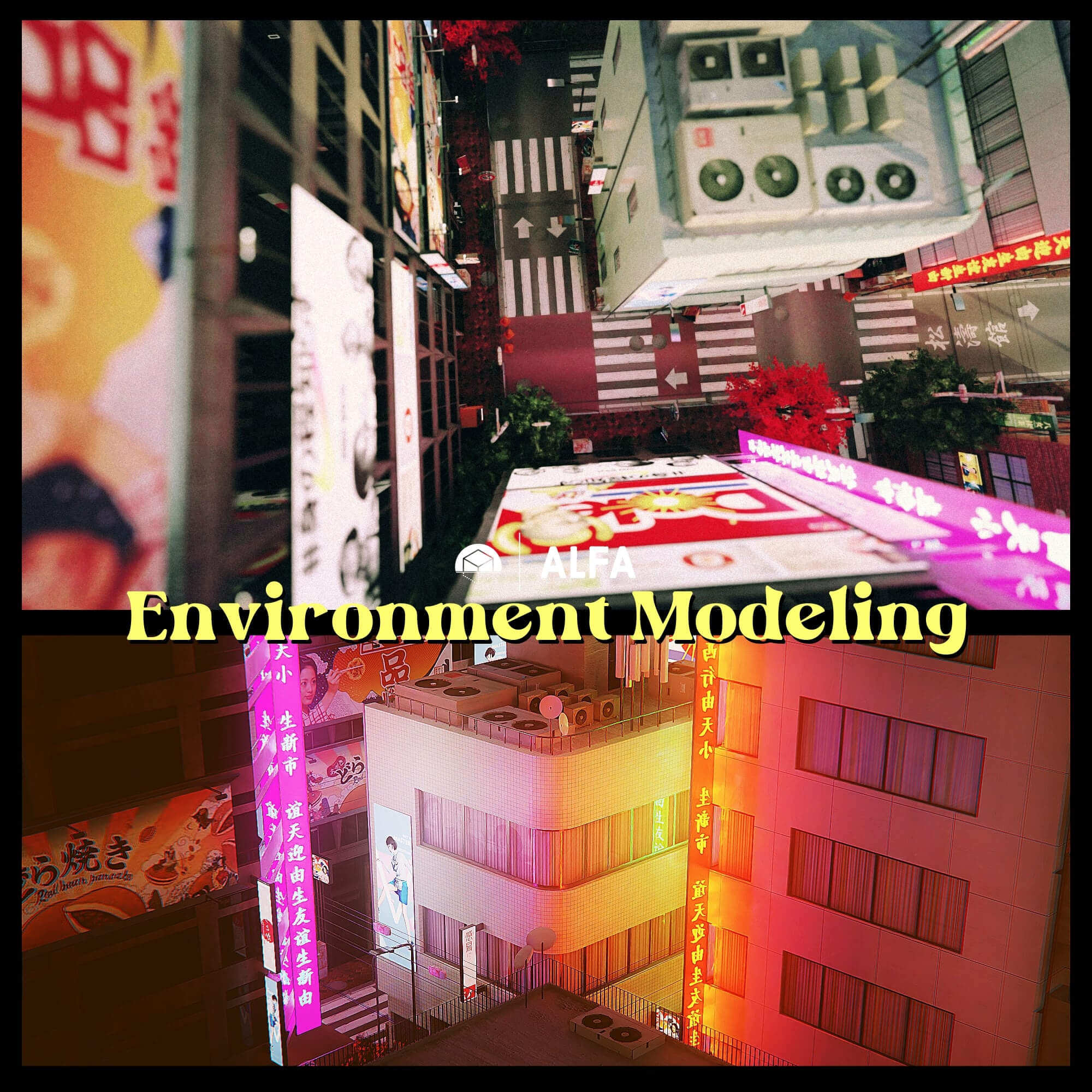 Japanese Styled Block of Building - 3D Model by 777angels777