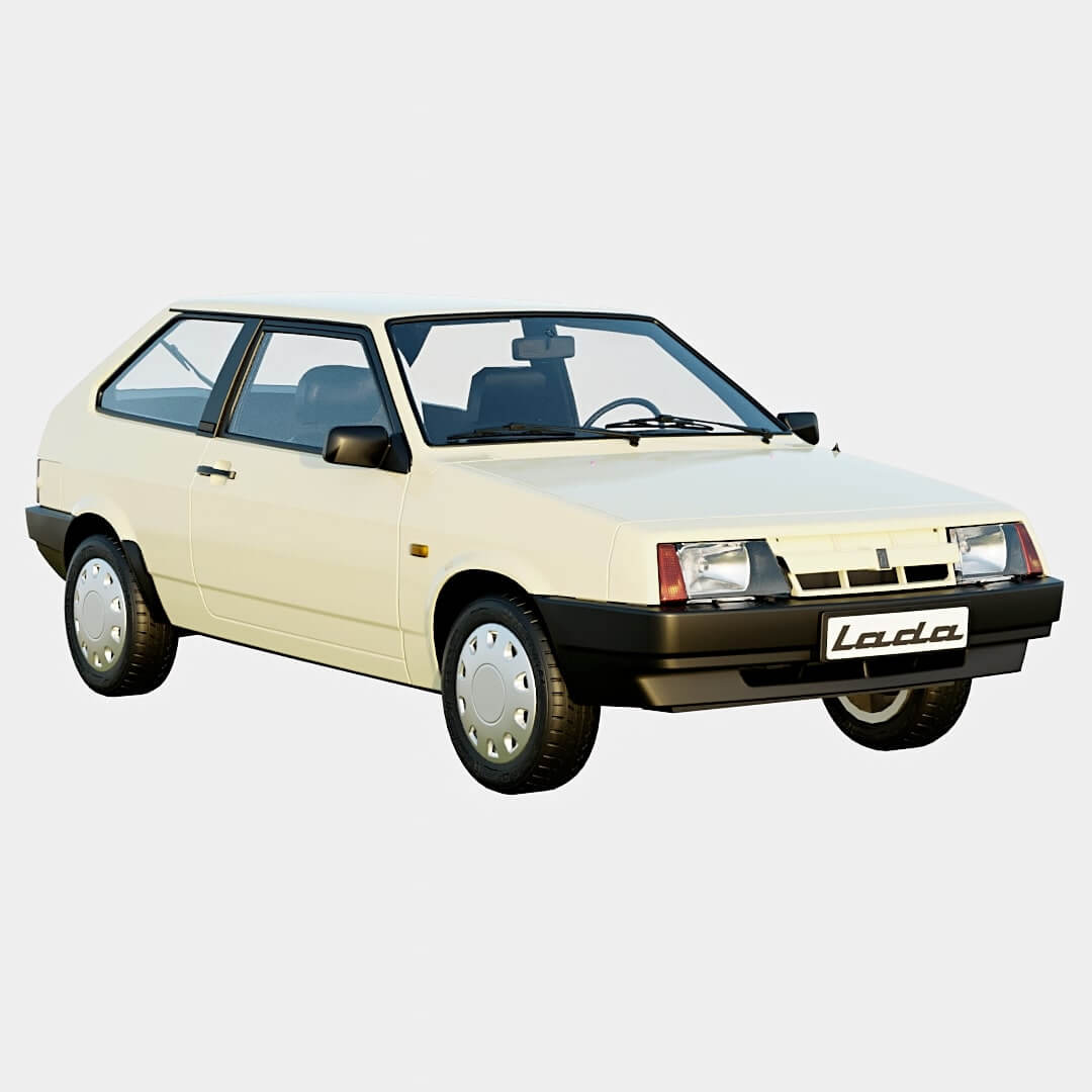 Lada Vaz 2108 1984 91 Spec - 3D Model by 777angels777