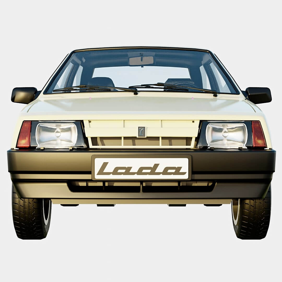Lada Vaz 2108 1984 91 Spec - 3D Model by 777angels777