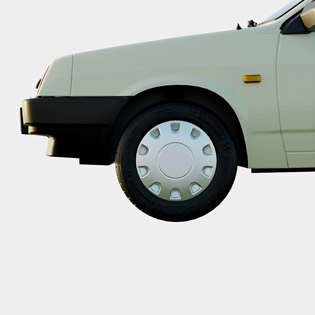 Lada Vaz 2108 1984 91 Spec - 3D Model by 777angels777