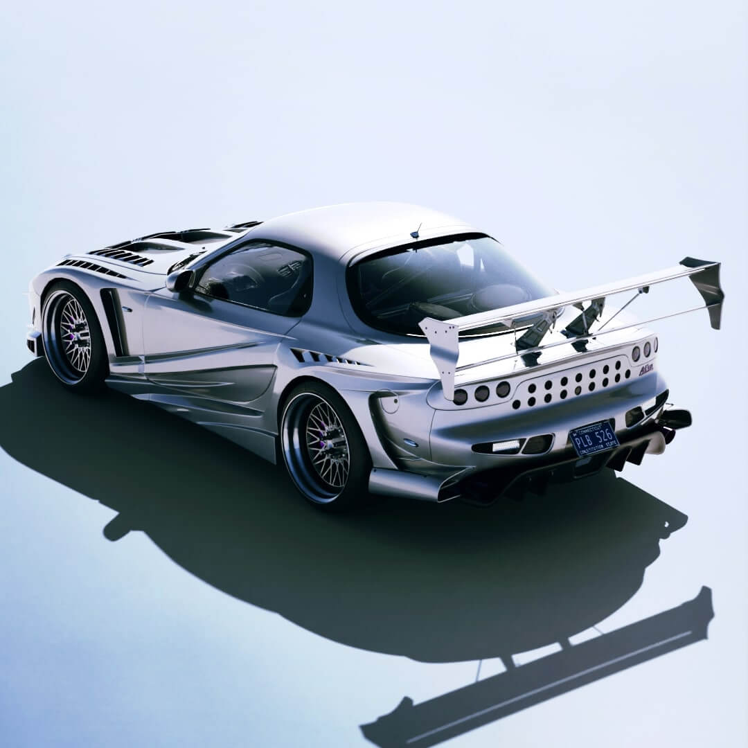 Mazda RX-7 Fd3S Abflug Anibus 1994 3D Model by 777angels777