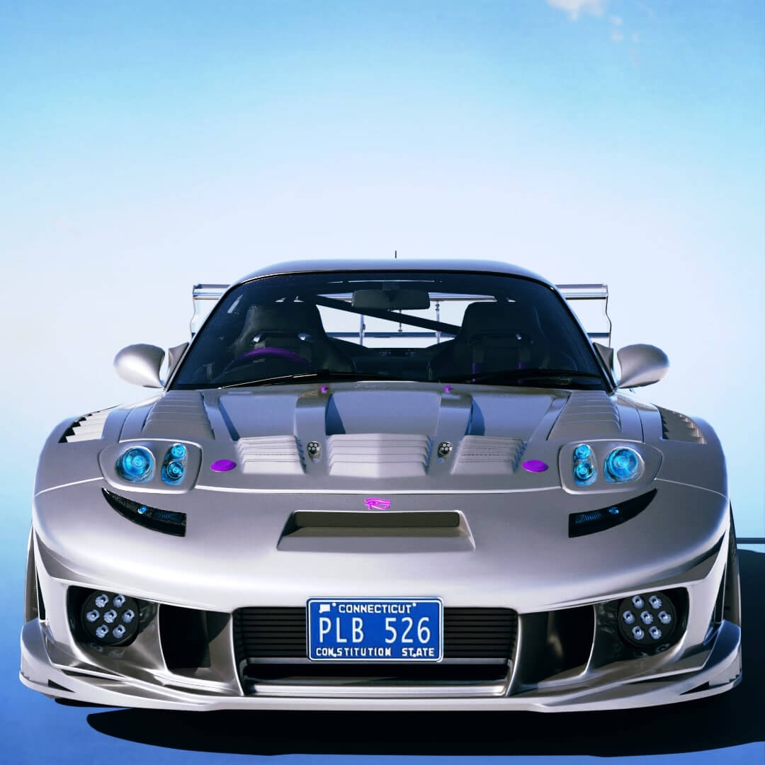 Mazda RX-7 Fd3S Abflug Anibus 1994 3D Model by 777angels777