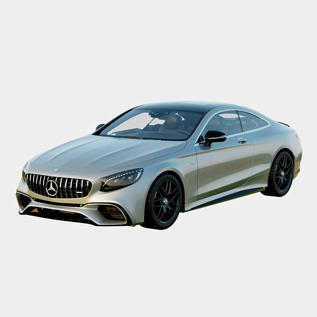 Mercedes-AMG S63 4MATIC 2020 Coupe 3D Model by 777angels777